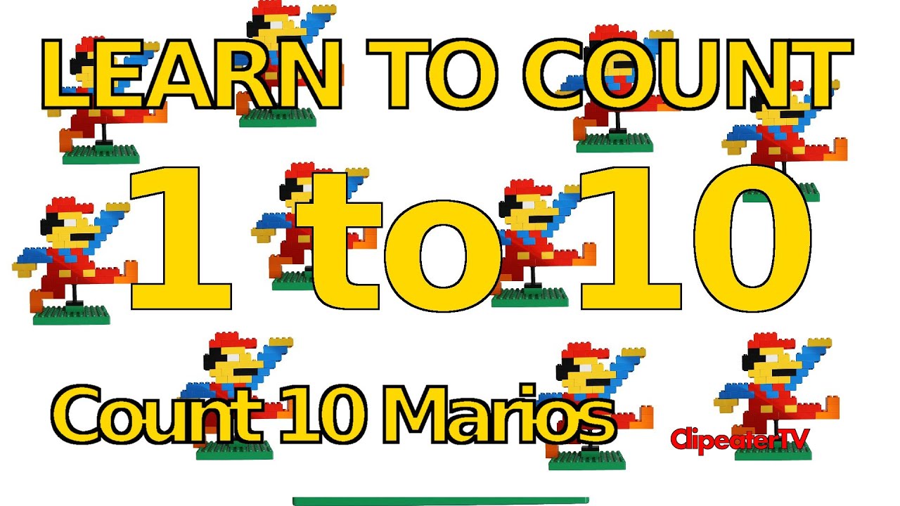 Learn To Count 1 to 10 Lego Duplo Super Mario for Children and Toddlers ...