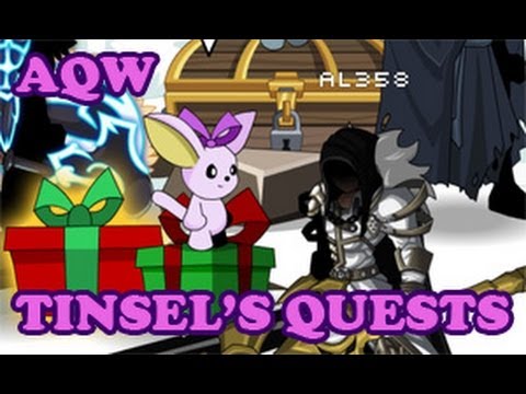 AQWorlds - How to do Tinsels Quests Christmas 2012 - YouTube