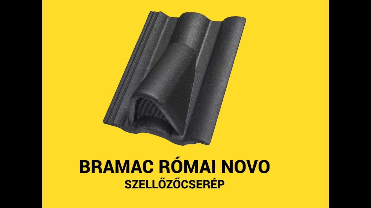 Bramac Római Novo szellőzőcserép - YouTube