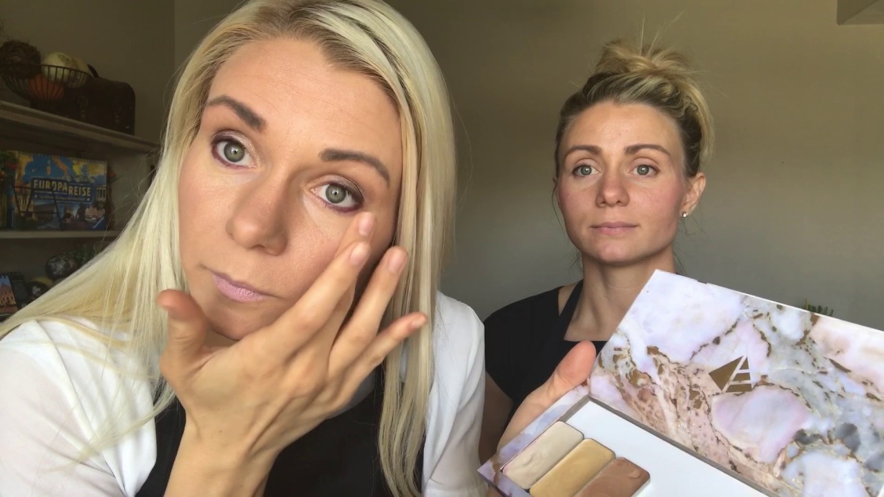 Maskcara Twins demonstrate how to use the illuminator - YouTube