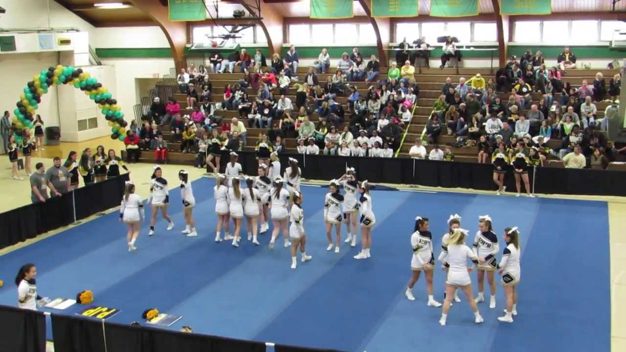 PJP Cheerleaders at Del Val Comp - YouTube