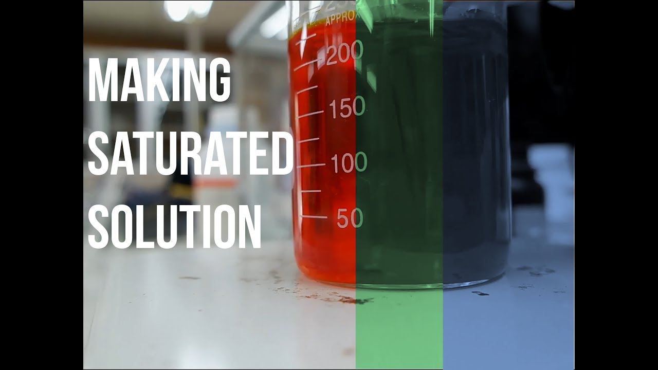 How to make SATURATED solution - Day #2 - YouTube