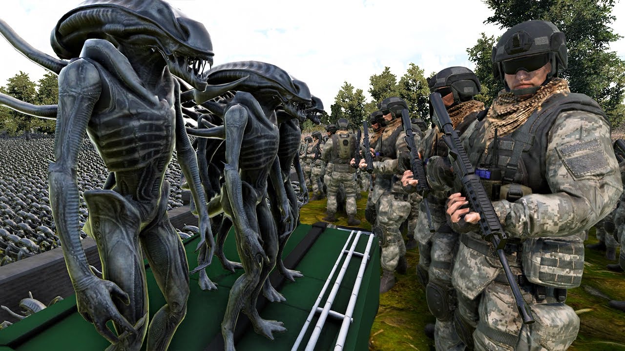 1,000,000 Aliens Attacks Navy SEALs - Ultimate Epic Battle Simulator 2 ...