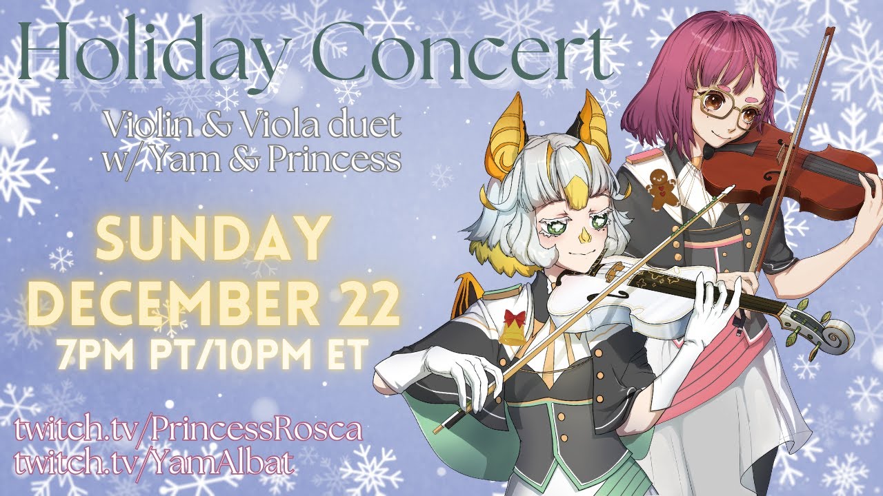 2024 HOLIDAY CONCERT FT. @YamAlbat & PRINCESS ROSCA [VIOLA & VIOLIN ...