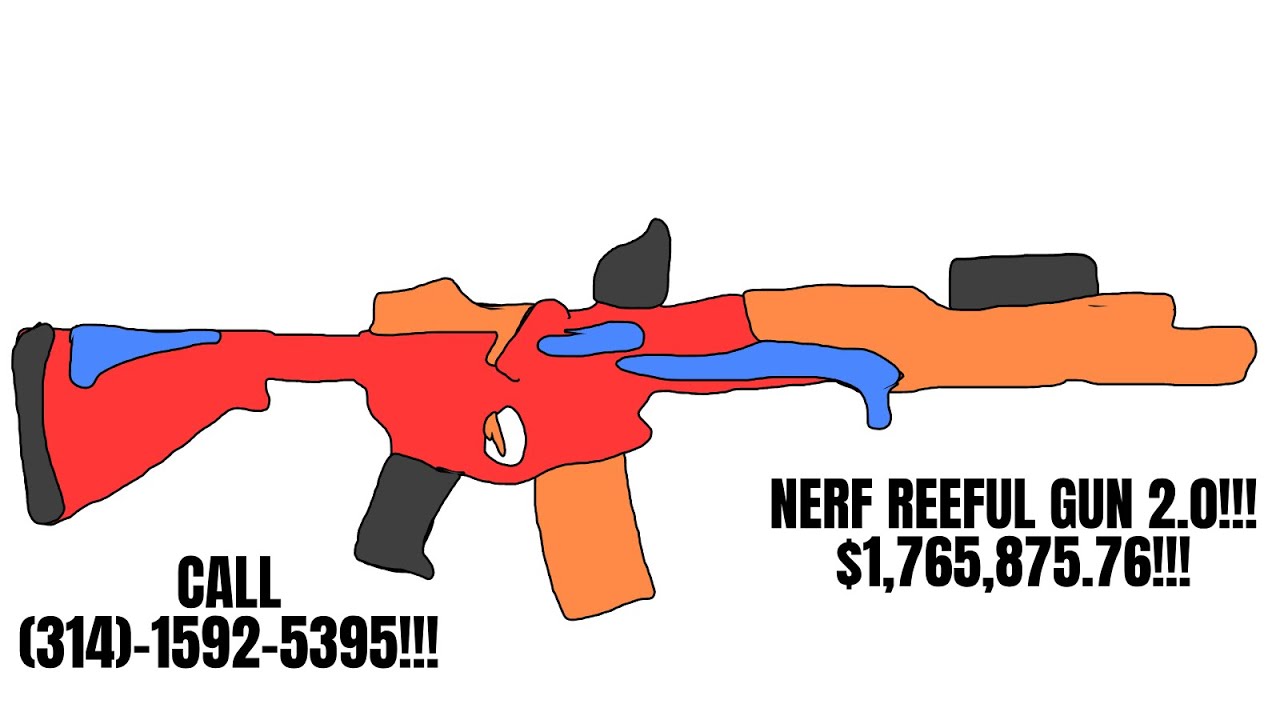 101% Accurate ads | Nerf Reeful gun 2.0 (unedited) - YouTube