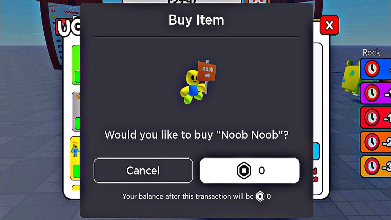 Sniping Noob Noob (free ugc limited) - YouTube