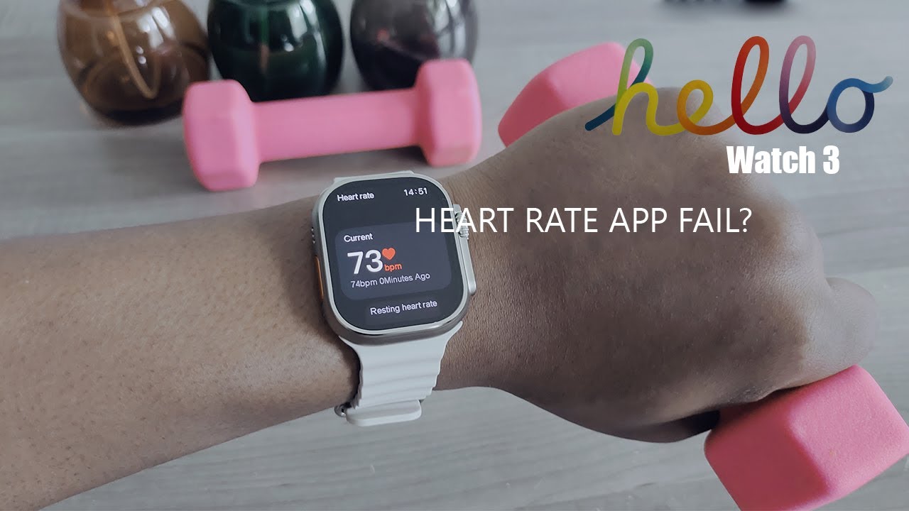 Hello Watch 3 HEART RATE! App Test! (Is It a Fail?) | What's In My ...