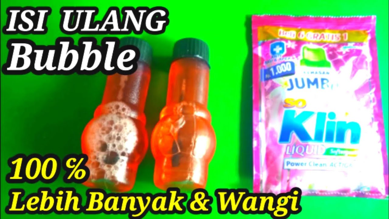 CARA MEMBUAT BALON GELEMBUNG SABUN DARI SOKLIN - YouTube