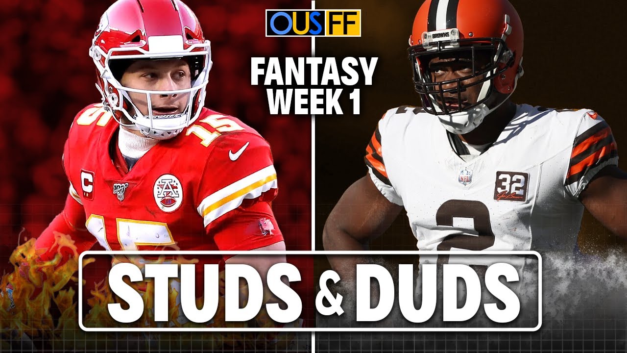Week 1 Studs and Duds from Each NFL Game - YouTube