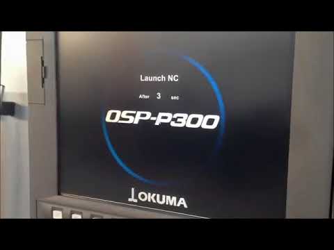 OKUMA OSP-P300L 起動シーン - YouTube