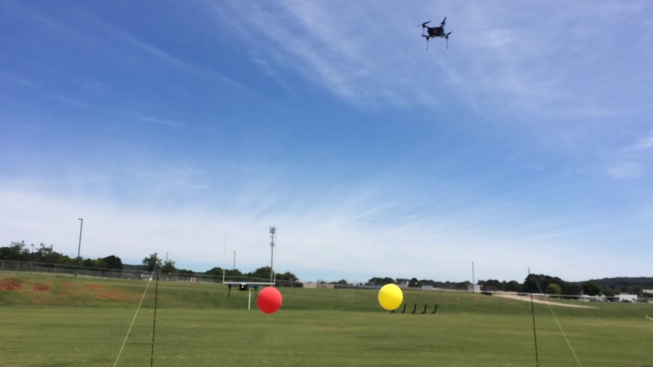 (Two Drones) Balloon Hunter Test 1 (third person perspective ) - YouTube