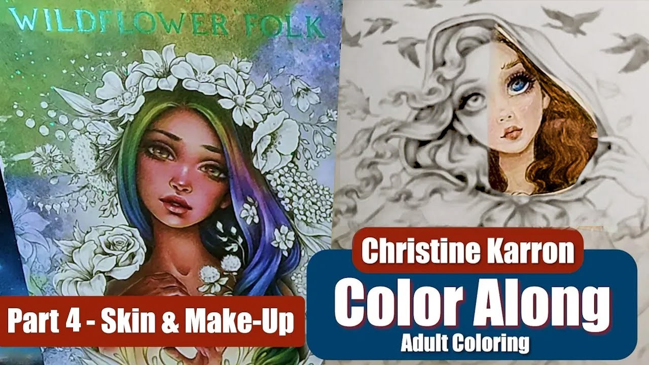 Simple Fair Skin Tutorial | Adult Coloring - YouTube
