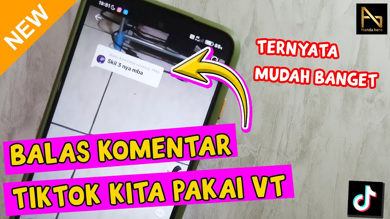 Cara Membalas Komentar TikTok dengan Vt | Balas Komen Pakai Video - YouTube