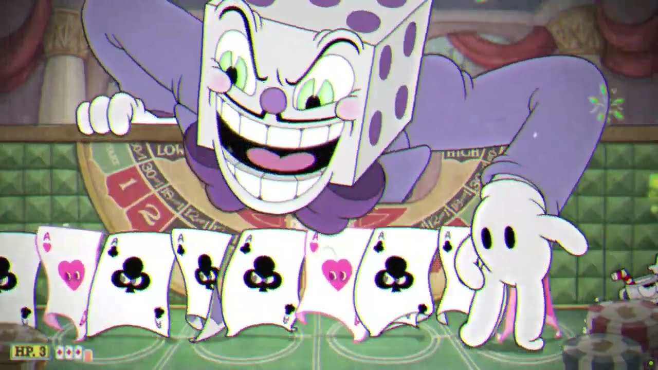 Cuphead: King Dice Boss Fight+ ALL Casino Bosses - YouTube