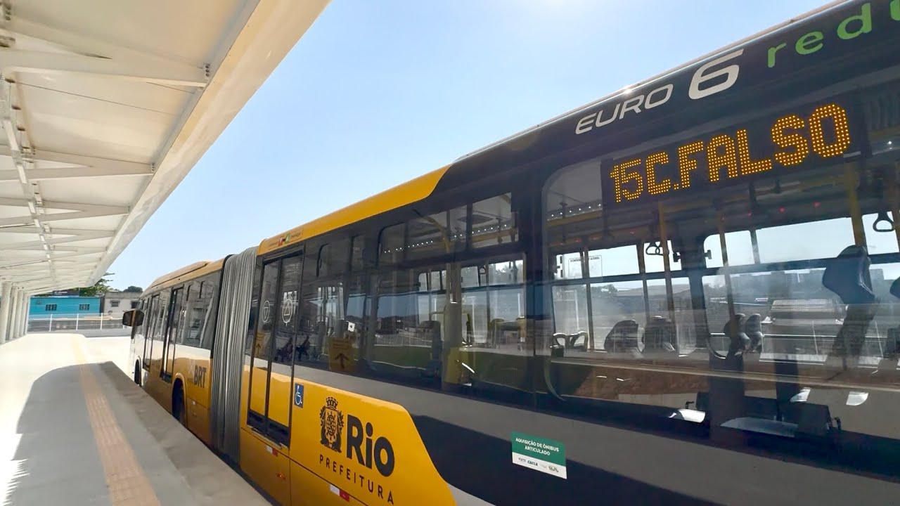 BRT Mobi-RIO Linha 15 | Do Curral Falso ao terminal Alvorada (Expresso ...