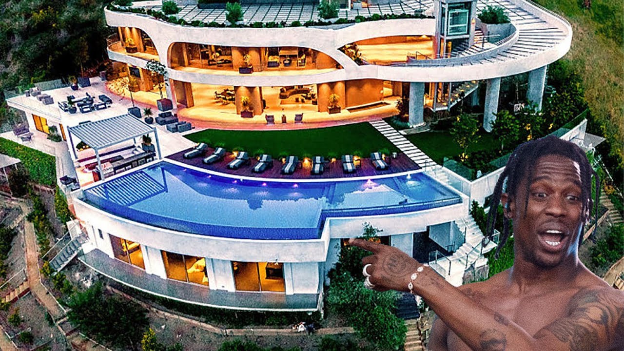 Travis Scott Buys $23.5 Million LA Mansion (CASH!) - YouTube