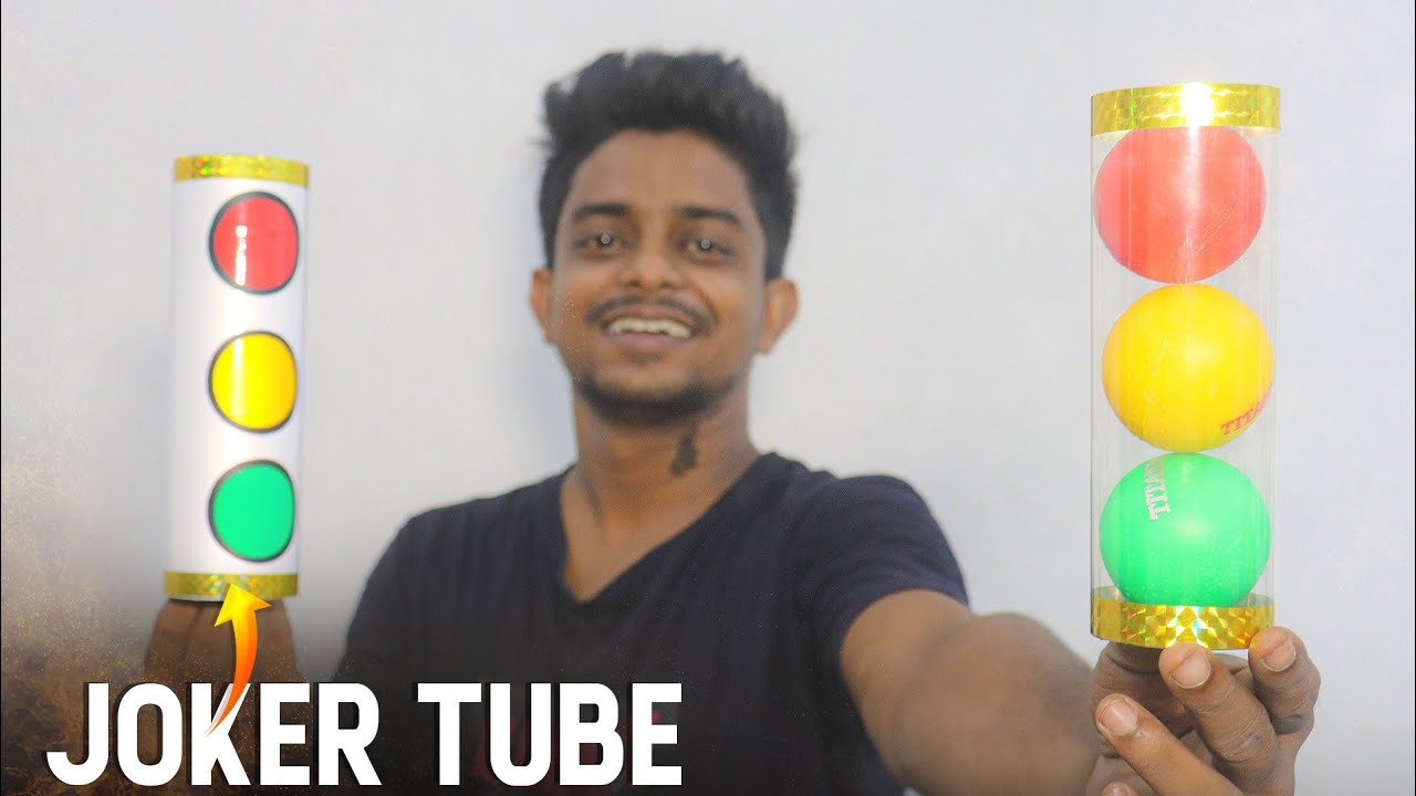 बॉल का मजेदार जादू जो कोई भी कर सकता | Joker Tube Ball Magic Trick In Hindi || Tutorial Guruji ...