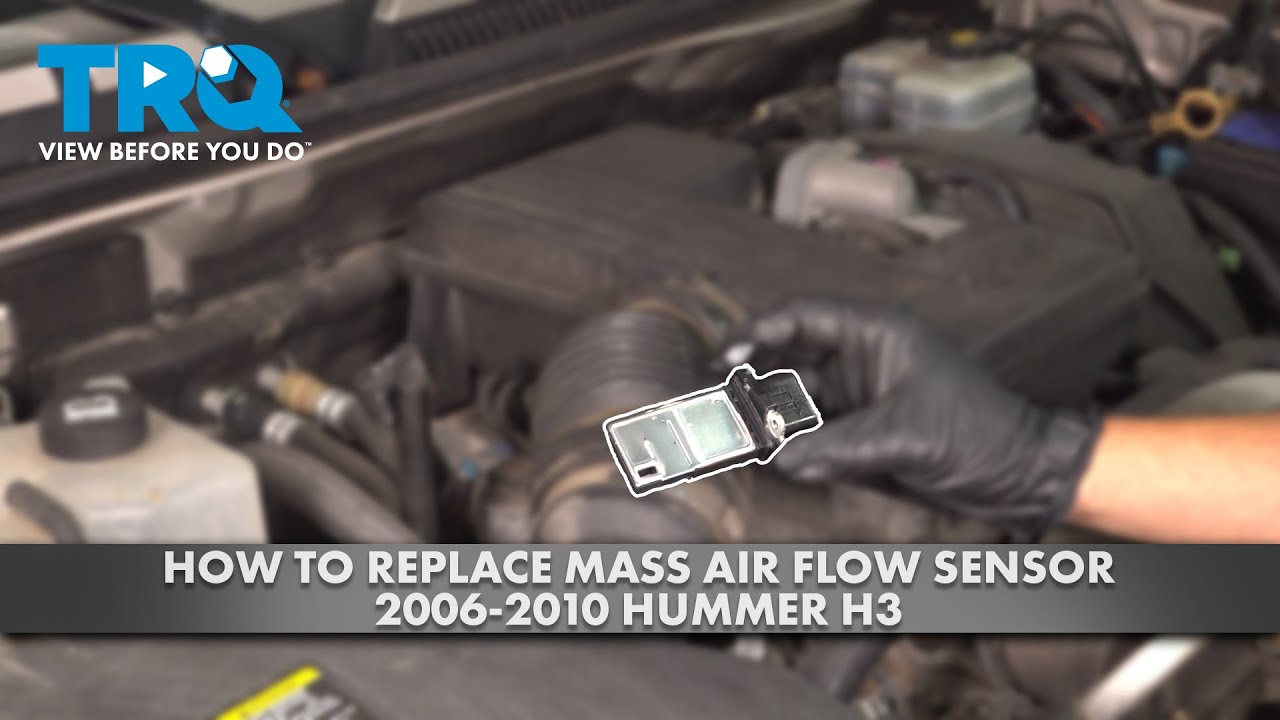 How to Replace Mass Air Flow Sensor 2006-2010 Hummer H3 - YouTube