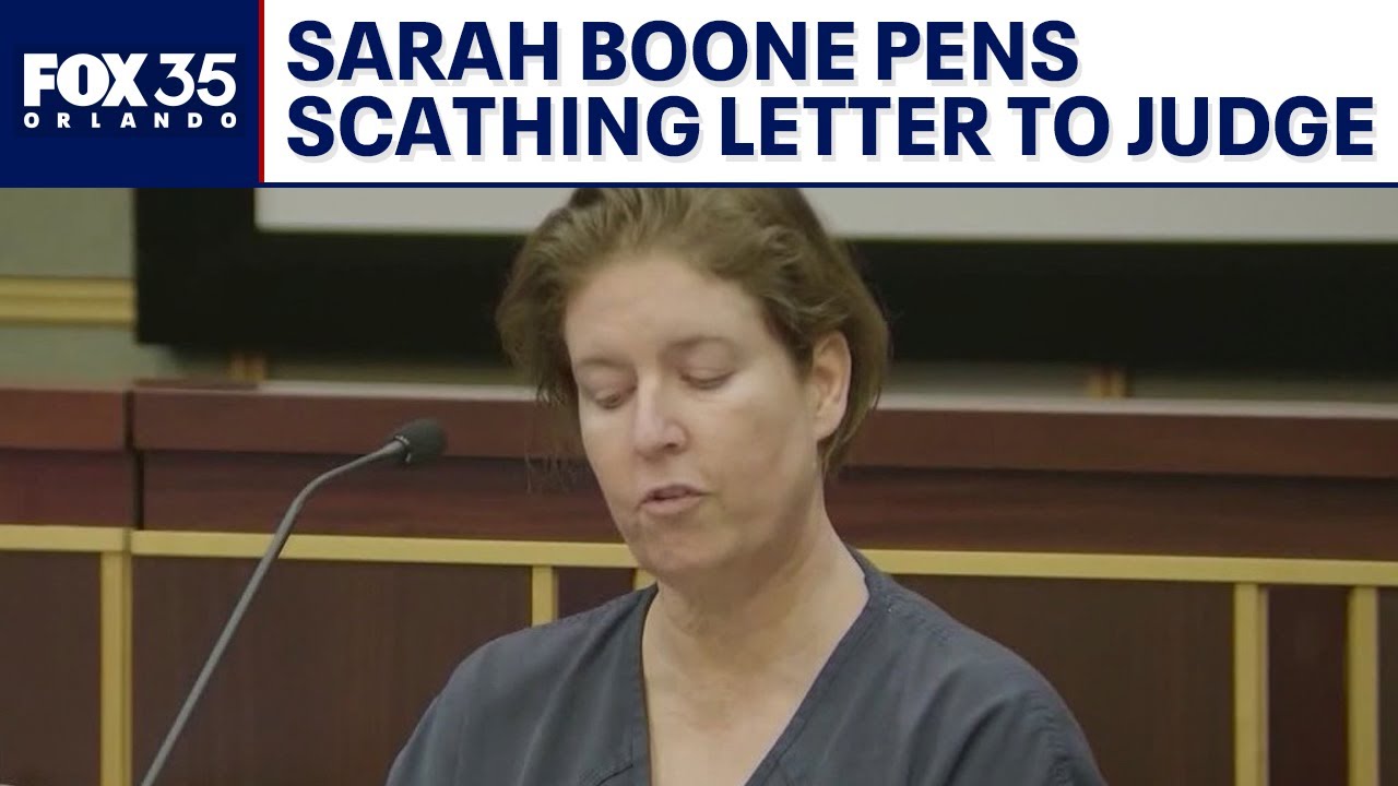 Sarah Boone pens scathing letter to judge who sentenced her to life in ...