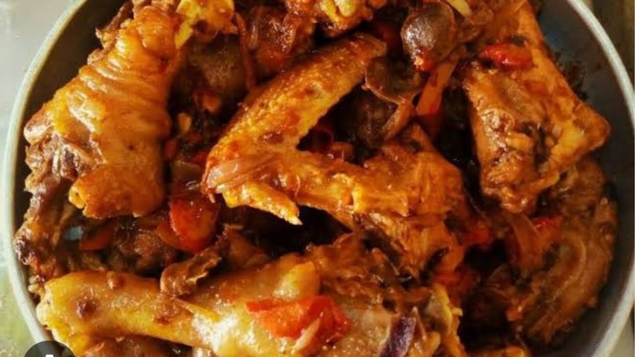 Cooking yummy chicken wet fried ASMR food - YouTube