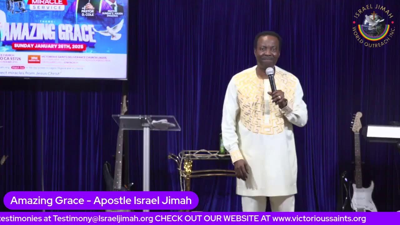 Amazing Grace - Apostle Israel Jimah - YouTube