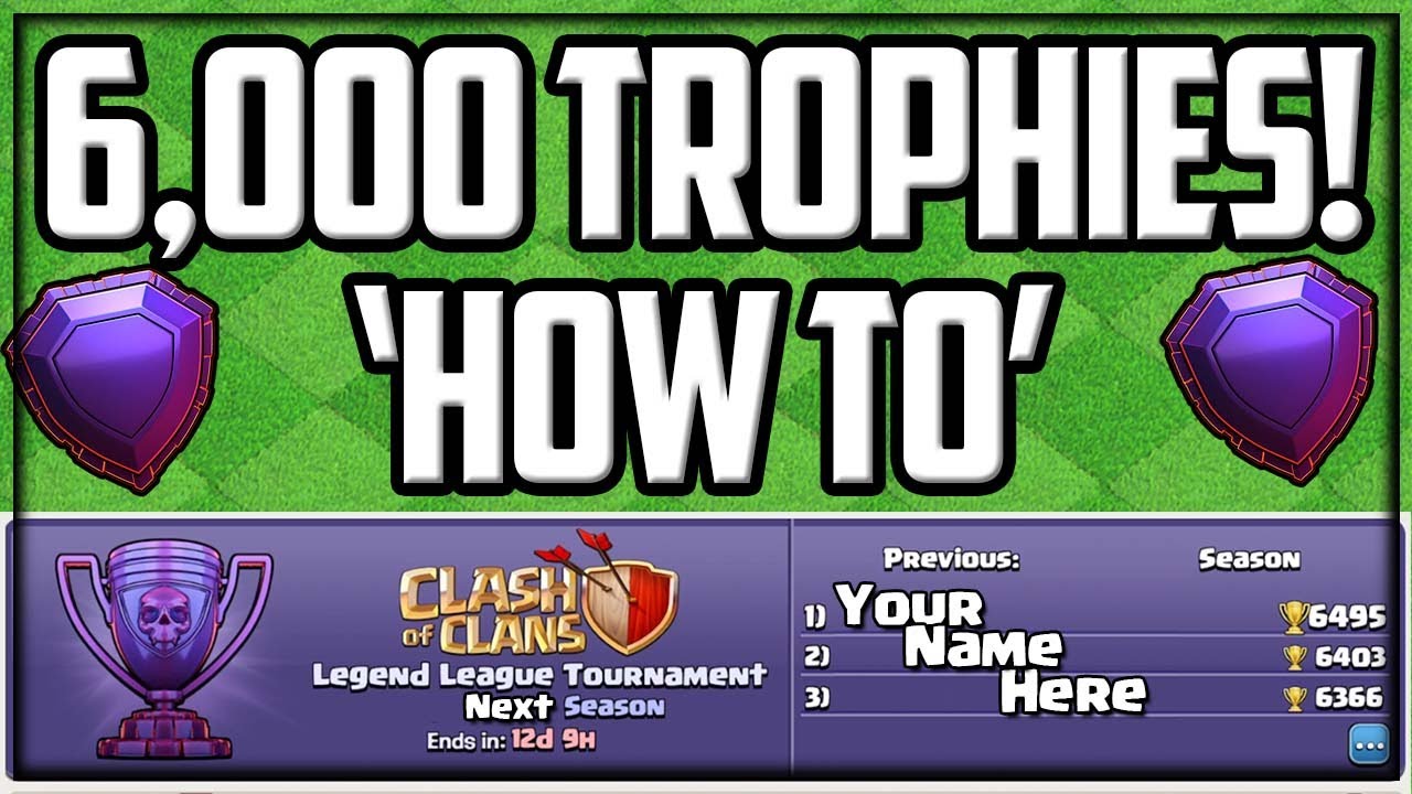 The EASIEST Way To 6,000 Trophies in Clash of Clans! - YouTube