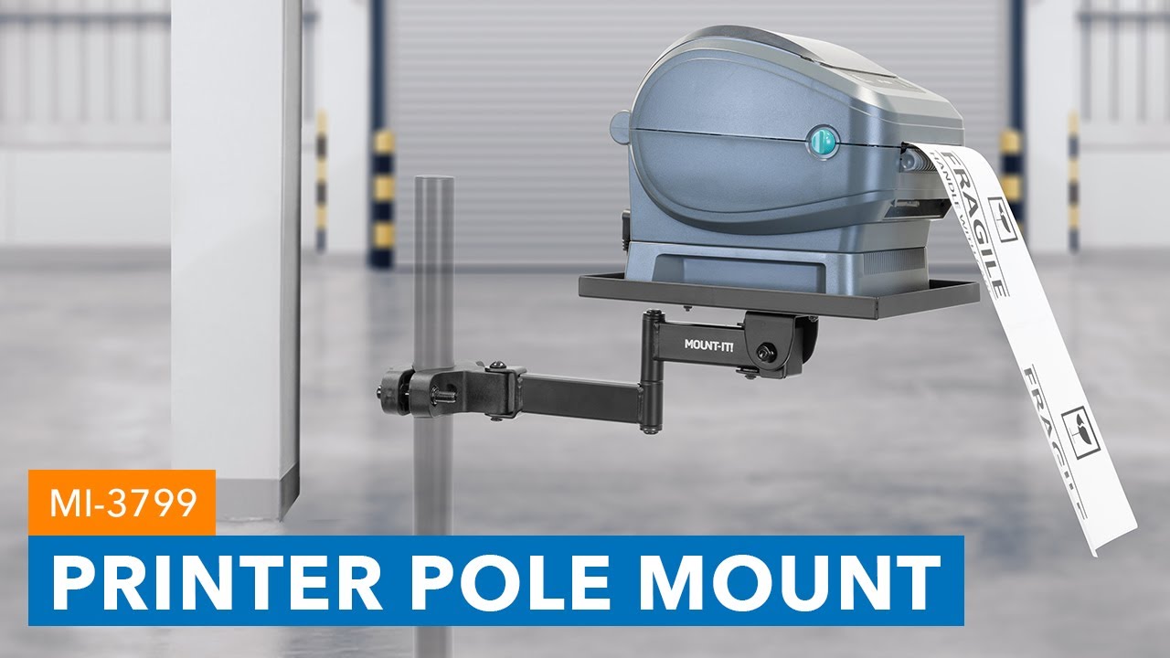 Printer Pole Mount | MI-3799 (Features) - YouTube