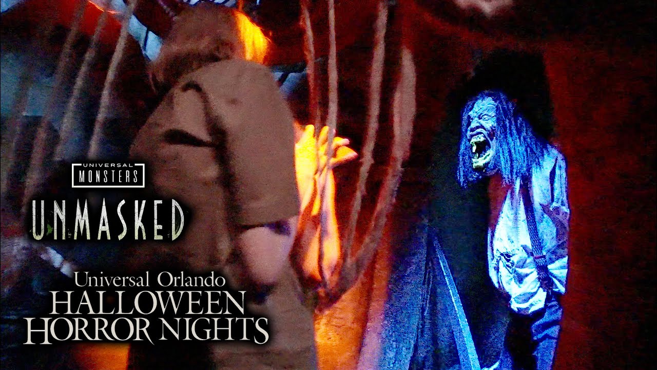 2023 Universal Monsters Unmasked Haunted House 4K POV HHN 32 Universal ...