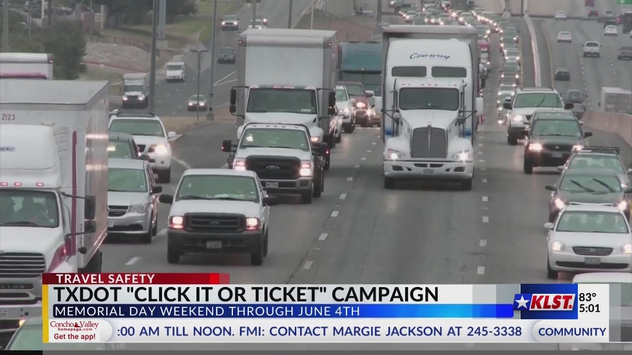 TXDOT "Click It or Ticket" Campaign - YouTube