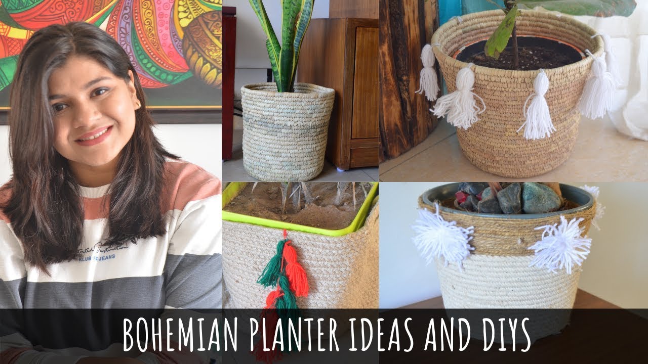 Bohemian Planter Ideas And DIYs | DIY BOHO Planters | Indian Plants ...