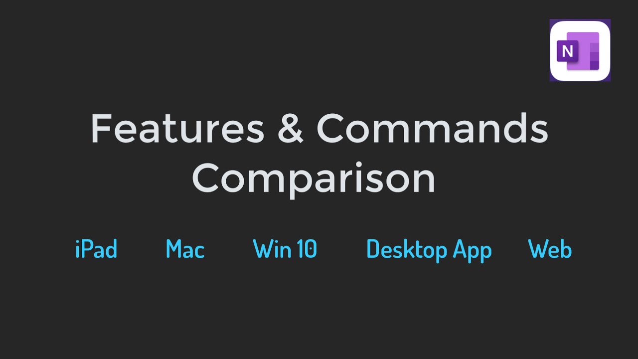 2.3 Compare Different OneNote Versions | OneNote for iPad: 10 Beginner ...
