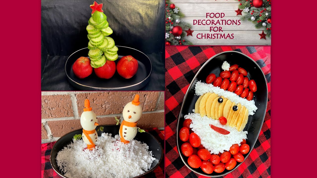 3 DIY Food decorations for Christmas | fun Christmas treat ideas from ...
