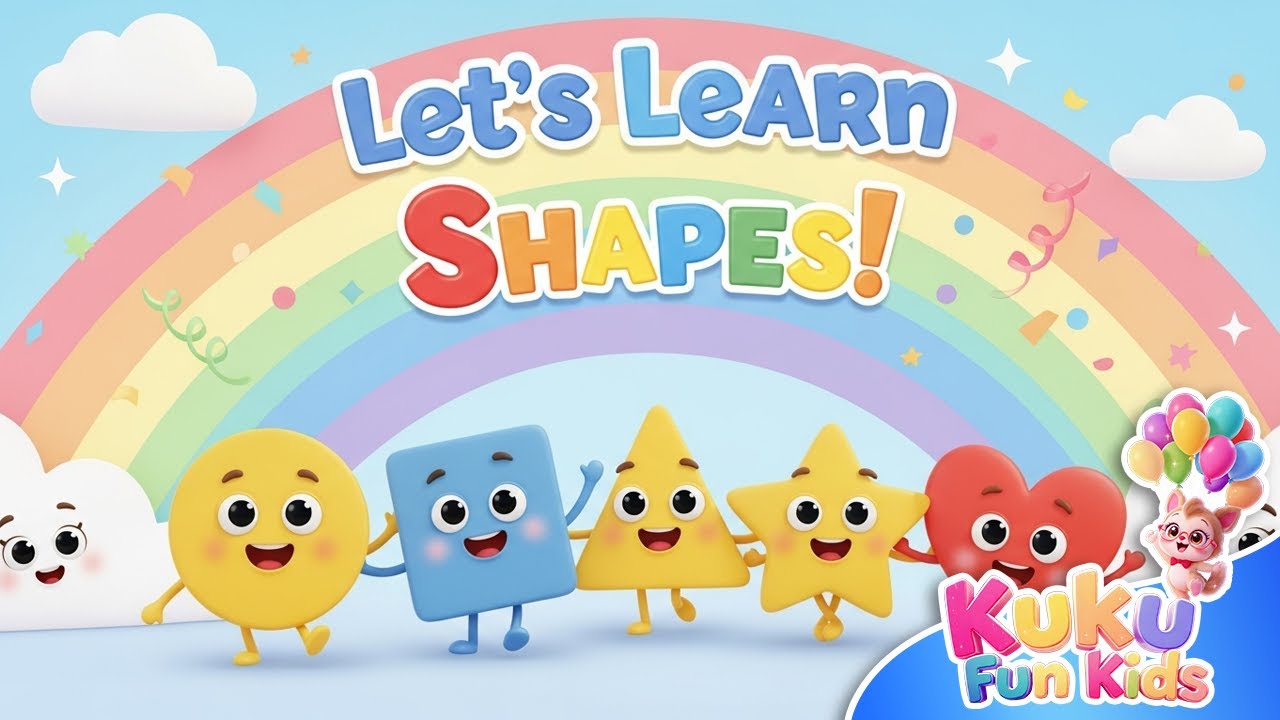Learn SHAPES FAST! Circle, Square, Triangle in Just 10 Minutes - YouTube
