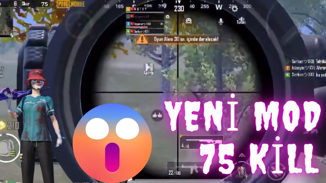 75 Kill Yeni Mod Kill Rekoru 😱 - YouTube