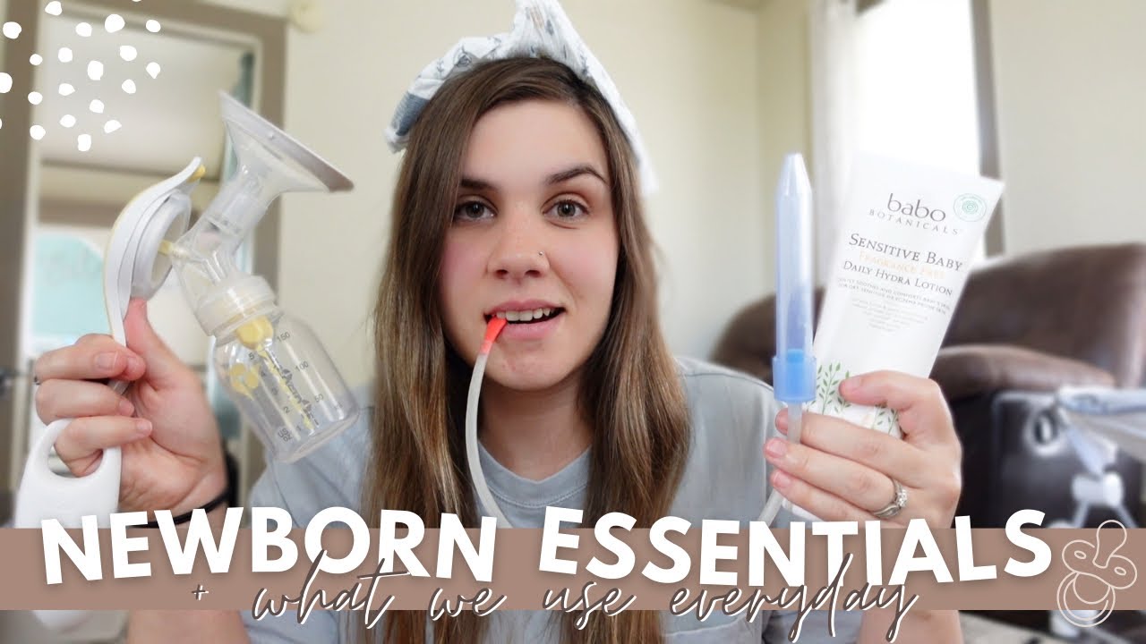 NEWBORN BABY MUST HAVES + what we use everyday - YouTube