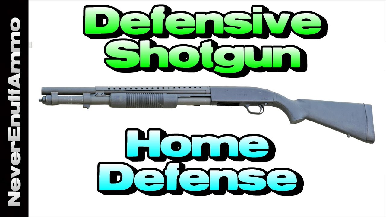 Setting up a Defensive Shotgun - Home Defense - YouTube