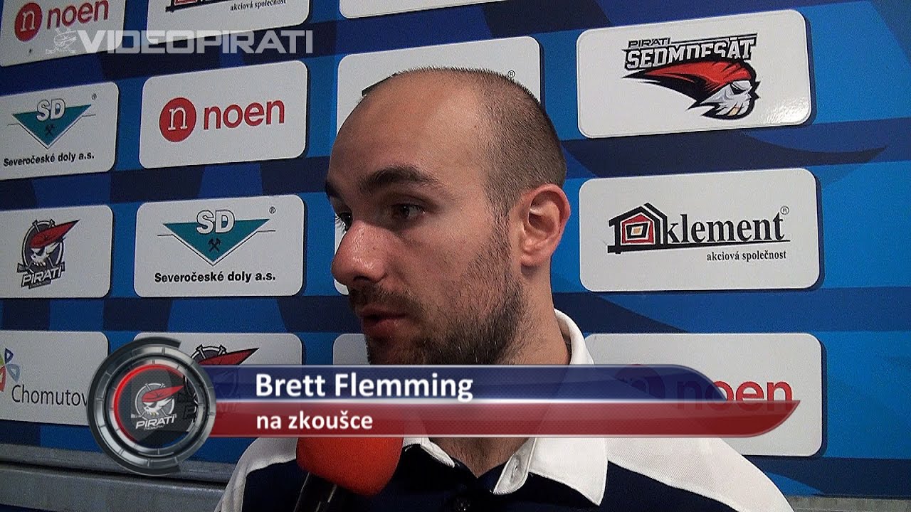 Brett Flemming absolvovuje u Pirátů zkoušků - YouTube
