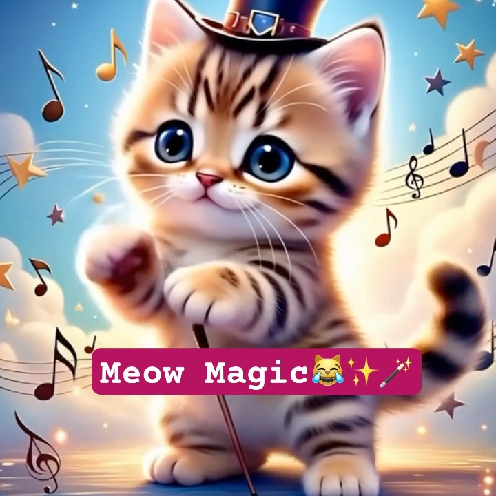 Meow Magic Show😹 🪄 #shorts #youtubeshorts #catvideos #meow #magic # ...