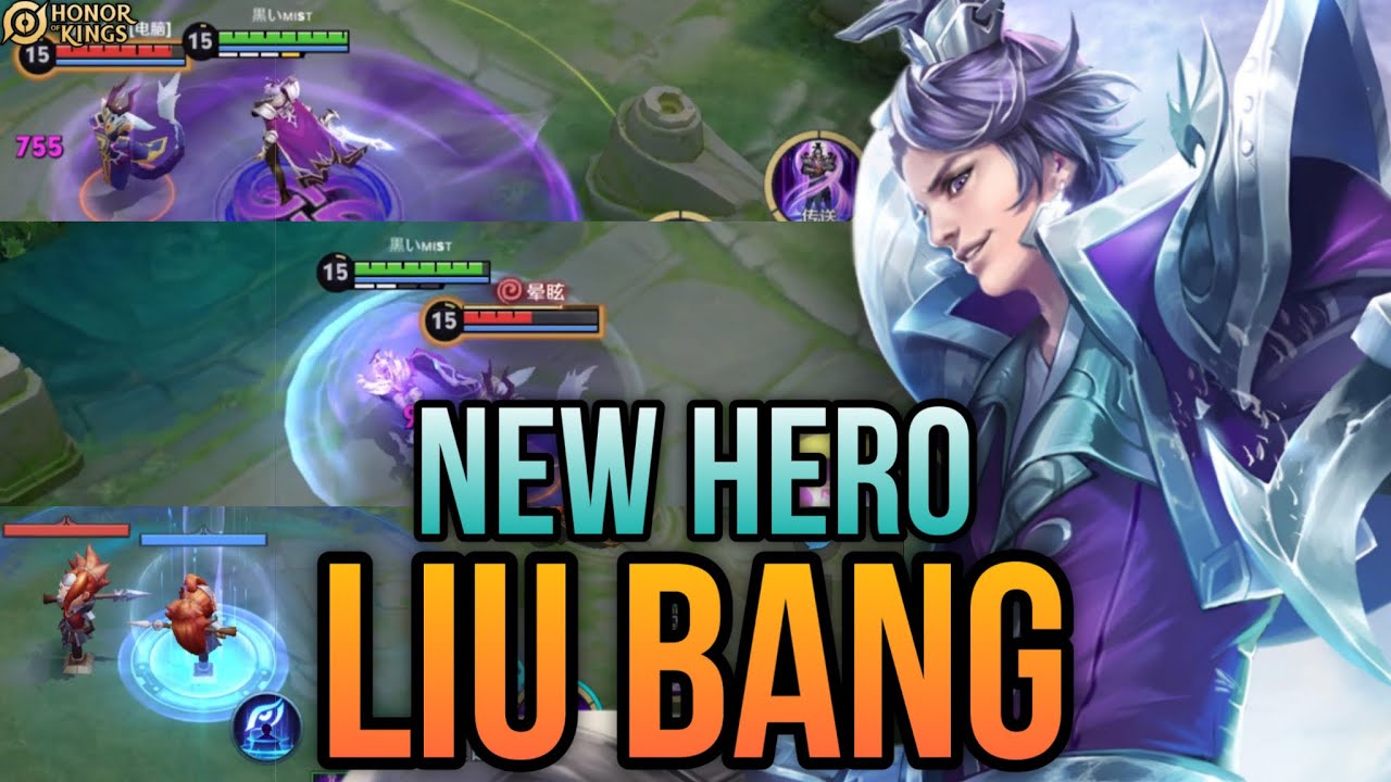 HOK: NEW HERO LIU BANG | DETAILED SKILL PREVIEW | Honor of Kings - YouTube