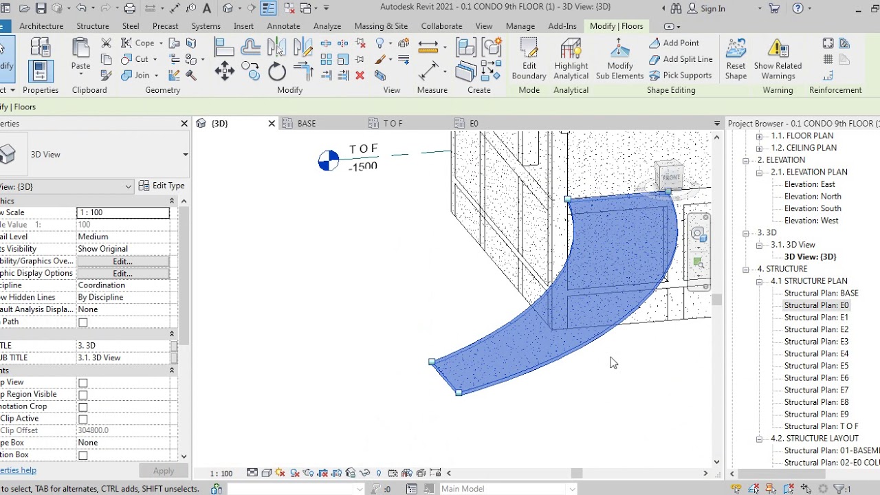 របៀប Model Ramp in Revit - YouTube