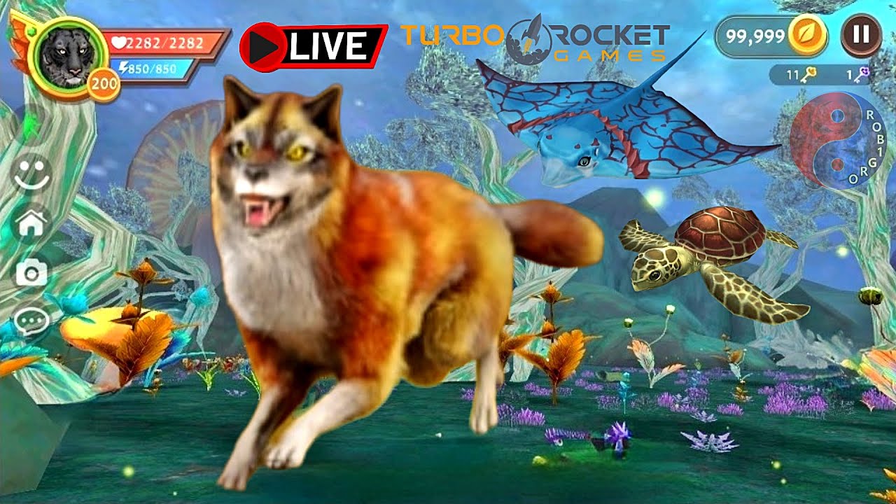 🔴 LIVE | WildCraft: Wild World - Ocean World & The Wolf | - YouTube