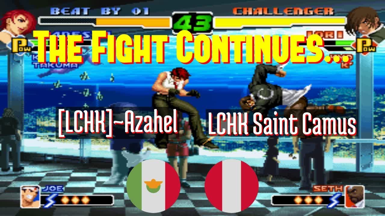 FT5 @kof2000: [LCHK]~Azahel (MX) vs LCHK Saint Camus (PE) [King of ...