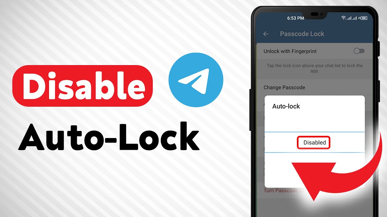 How To Disable Auto Lock On Telegram - Updated - YouTube