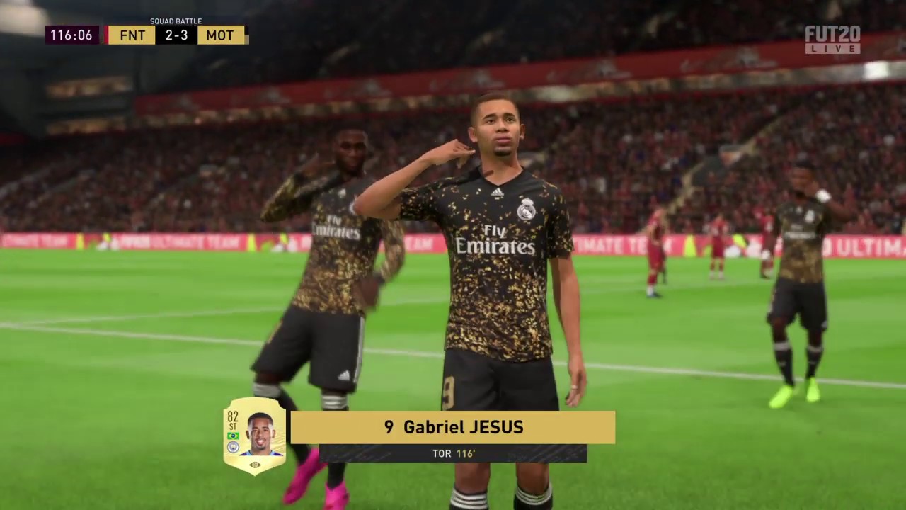 Bicycle kick by Gabriel Jesus (FIFA 20) - YouTube