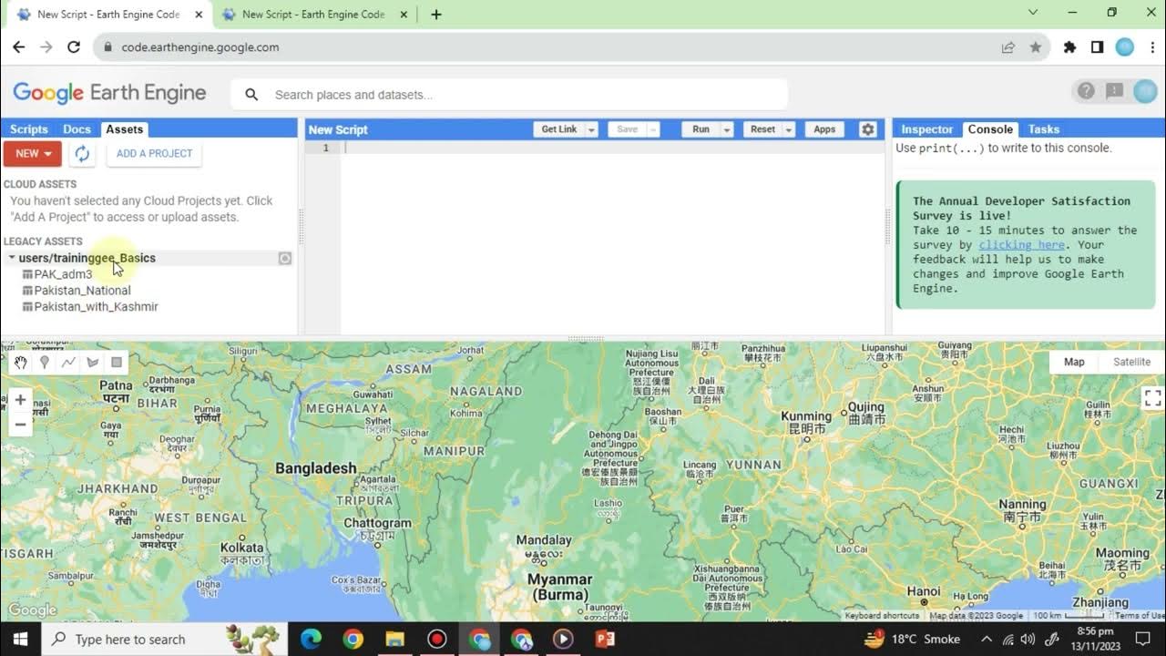 SATGPT M1 E3 Google Earth Engine Interface - YouTube