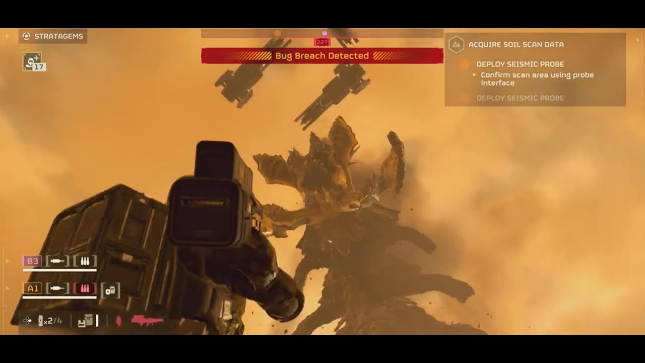 Hive Lord!!!(NO AUDIO) (UPLOAD ERROR) Helldivers 2 Unedited First Encounter - YouTube