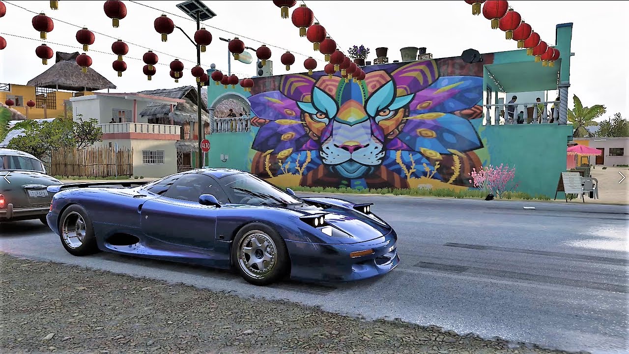 Forza Horizon 5 - Photo Challenge Jaguar || Farid Rueda's Lion Mural ...