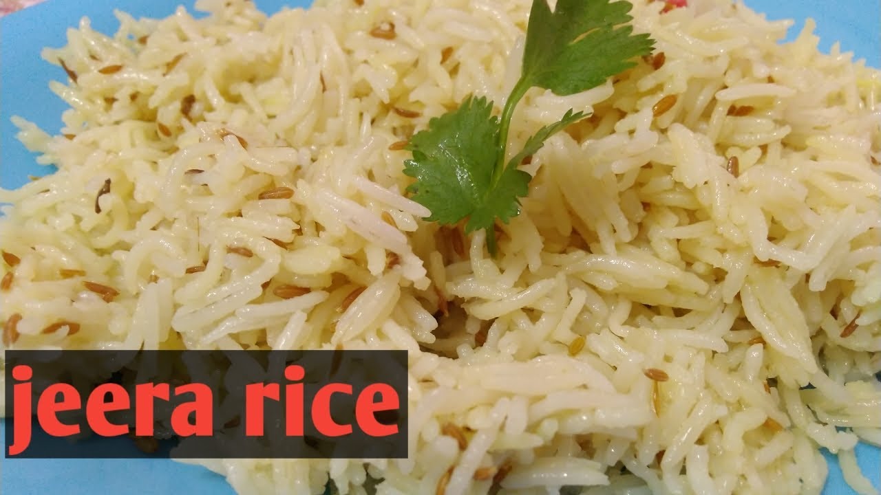 Jeere rice||easy jeera rice recipe||pooja's Kitchen - YouTube