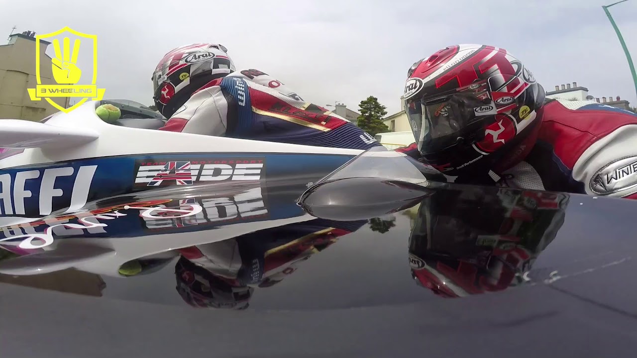 Isle of Man TT - 3 Wheeling 2016 Sidecar Race 2 Onboard Camera Tim ...