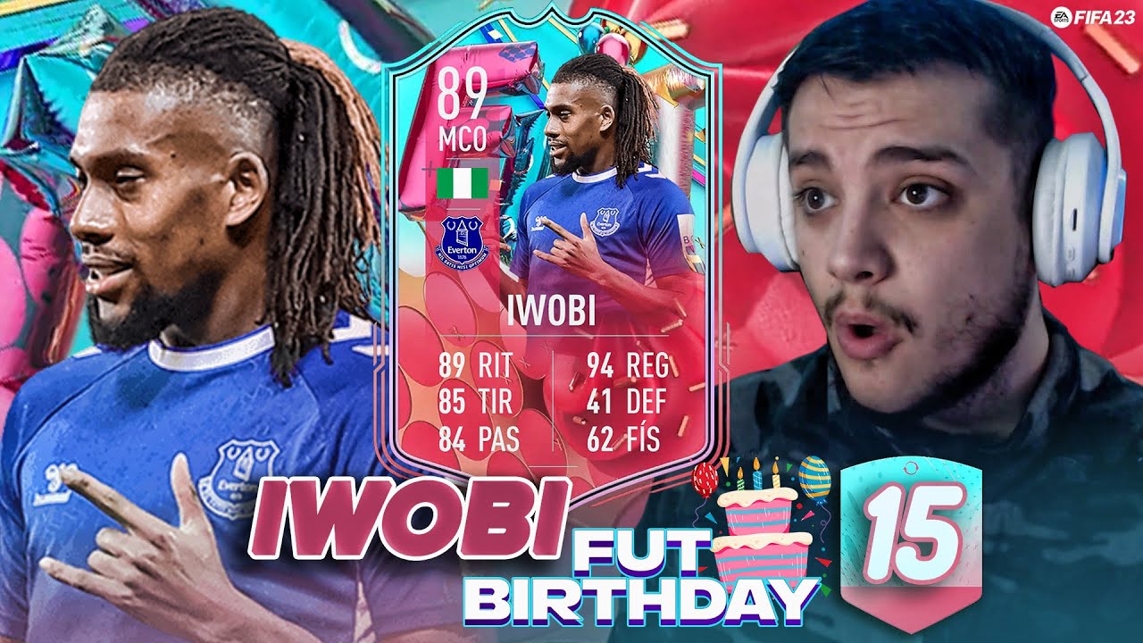 IWOBI 89 FUT BIRTHDAY !! 🔥🎂 5 de SKILLS 👀 SBC FUT 17 (15 TOKENS FUT ...